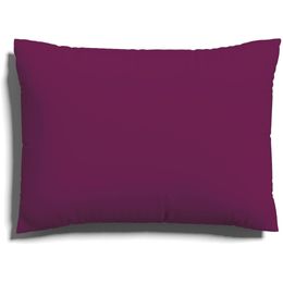 Kissenbezug Schlafgut "EASY Jersey", lila (lila deep), B:40cm L:60cm, Jersey, Obermaterial: 100% Baumwolle, Kissenbezüge, Kissenhülle mit Reißverschluss, weich und saugfähig, Kissenbezug