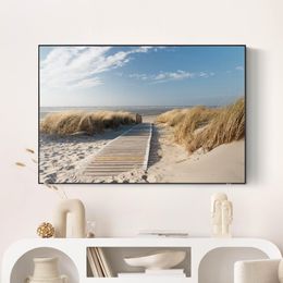 Akustik-Wechselbild Ostsee Strand