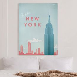 Leinwandbild Reiseposter New York