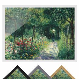 Kunstdruck mit Rahmen Auguste Renoir - Frauen im Garten