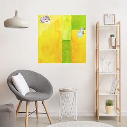 Glasbild Kunstdruck Petra Sch&uuml;&szlig;ler - Fr&uuml;hlings Komposition 03