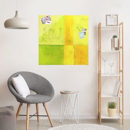 Glasbild Kunstdruck Petra Sch&uuml;&szlig;ler - Fr&uuml;hlings Komposition 01