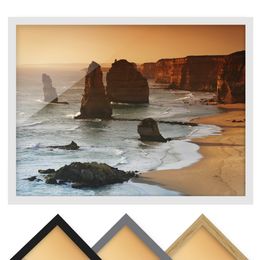 Natur & Landschaft Bild mit Rahmen Die zw&ouml;lf Apostel von Australien