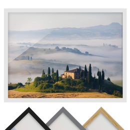 Natur & Landschaft Bild mit Rahmen Landgut in der Toskana