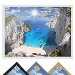 Natur & Landschaft Bild mit Rahmen Meeresbucht