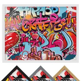 Bild mit Rahmen HipHop Graffiti