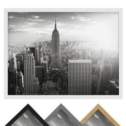 Architektur & Skyline Bild mit Rahmen Manhattan Skyline