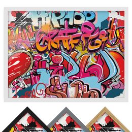 Bild mit Rahmen HipHop Graffiti
