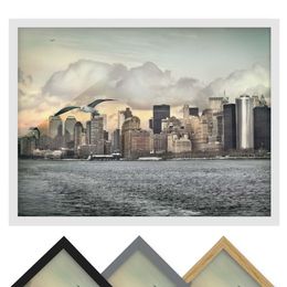 Architektur & Skyline Bild mit Rahmen No.YK1 New York