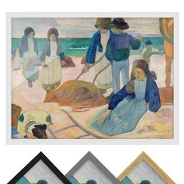 Kunstdruck mit Rahmen Paul Gauguin - Tangsammlerinnen