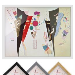 Kunstdruck mit Rahmen Wassily Kandinsky - Wechselseitiger Gleichklang