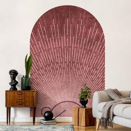Bilderwelten Rundbogen Tapete Boho Japan Sonne