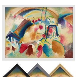 Bild mit Rahmen Wassily Kandinsky - Landschaft mit Kirche