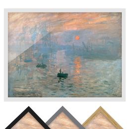 Bild mit Rahmen Claude Monet - Impression