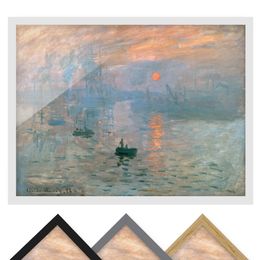 Bild mit Rahmen Claude Monet - Impression