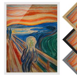 Bild mit Rahmen Edvard Munch - Der Schrei