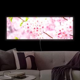 Bilderwelten LED-Wechselbild Japanische Kirschblüten
