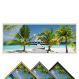 Strand Bild mit Rahmen Catwalk to Paradise