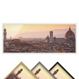 Architektur & Skyline Bild mit Rahmen Florenz