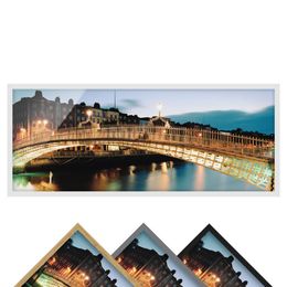 Architektur & Skyline Bild mit Rahmen Ha'penny Bridge