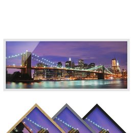 Architektur & Skyline Bild mit Rahmen Brooklyn Bridge in New York City