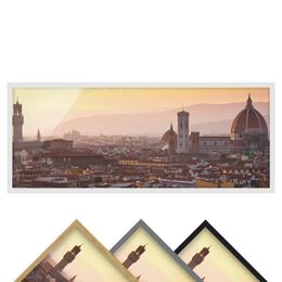 Architektur & Skyline Bild mit Rahmen Florenz