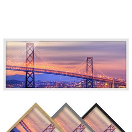 Architektur & Skyline Bild mit Rahmen Bay Bridge