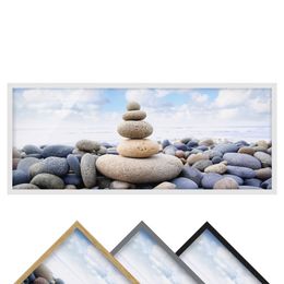 Strand Bild mit Rahmen Garten Eden