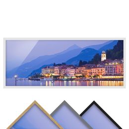 Architektur & Skyline Bild mit Rahmen Bellagio am Comer See