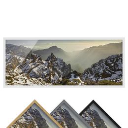 Natur & Landschaft Bild mit Rahmen Berge in La Palma