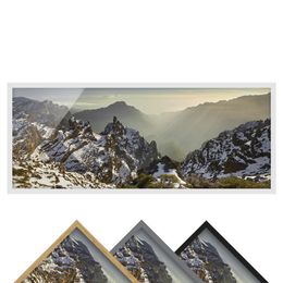 Natur & Landschaft Bild mit Rahmen Berge in La Palma