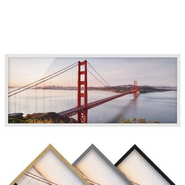 Architektur & Skyline Bild mit Rahmen Golden Gate Bridge in San Francisco