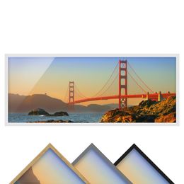 Architektur & Skyline Bild mit Rahmen Baker Beach