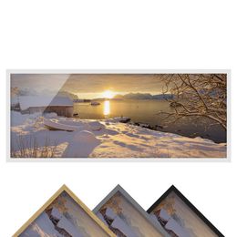 Natur & Landschaft Bild mit Rahmen Bootshaus bei Gammelgarden