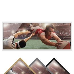 Kinderzimmer Bild mit Rahmen Rugby-Action