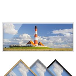 Architektur & Skyline Bild mit Rahmen Leuchtturm in Schleswig-Holstein