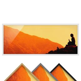 Spirituelles Bild mit Rahmen Resting Buddha