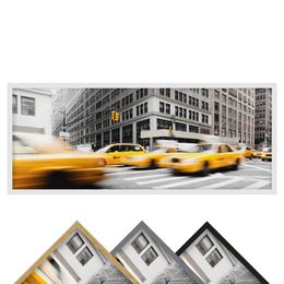 Architektur & Skyline Bild mit Rahmen Rasantes New York