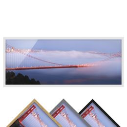 Architektur & Skyline Bild mit Rahmen San Franciscos Golden Gate Bridge