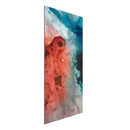 Alu-Dibond Bild Farbige Wasserspiele