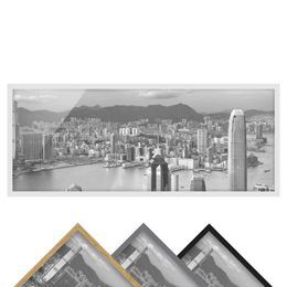 Architektur & Skyline Bild mit Rahmen Skyline Nostalgia