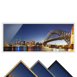 Architektur & Skyline Bild mit Rahmen Sydney at Night