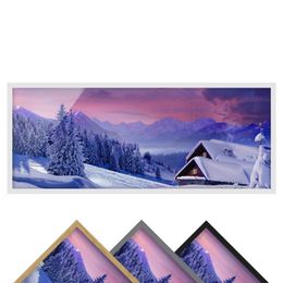 Architektur & Skyline Bild mit Rahmen Weihnachtstraumlandschaft