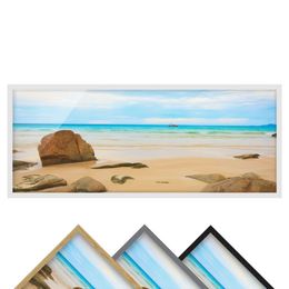 Strand Bild mit Rahmen The Beach