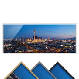 Architektur & Skyline Bild mit Rahmen Viva Las Vegas