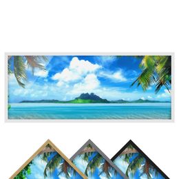 Strand Bild mit Rahmen Traumurlaub