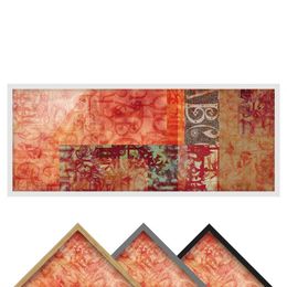 Muster & Textur Bild mit Rahmen Schriftmuster