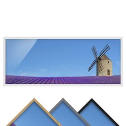 Architektur & Skyline Bild mit Rahmen Lavendelduft in der Provence
