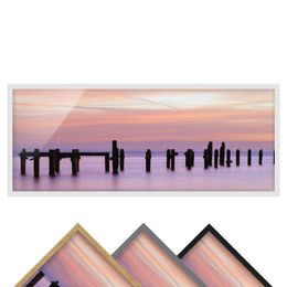 Strand Bild mit Rahmen Meeresromantik