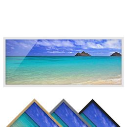 Strand Bild mit Rahmen Paradise Beach